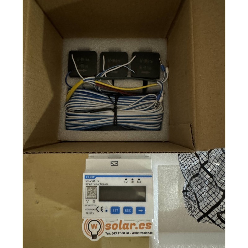 Huawei Smart Power Sensor DTSU666-FE 3Ph-1Ph 100A - Wsolar