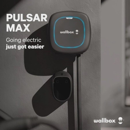 Wallbox Pulsar Max OCPP 7.4 Cable 5m White - Wsolar